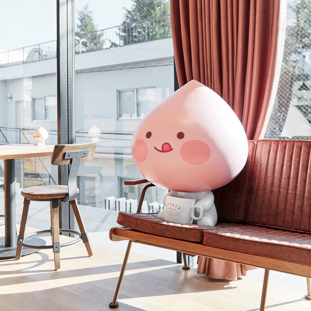 KAKAO FRIENDS正式進駐日本！海外首家APEACH Café 現已開幕！ - Daydayplay.hk 日日玩旅遊優惠情報網